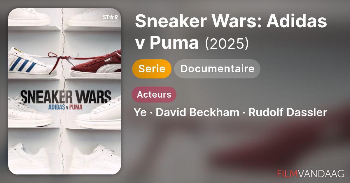 Seizoen 2 Sneaker Wars: Adidas v Puma: komt er een nieuw seizoen ...