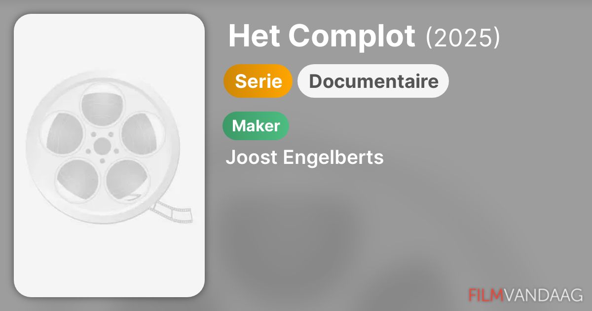Het Complot (serie, 2025) - FilmVandaag.nl