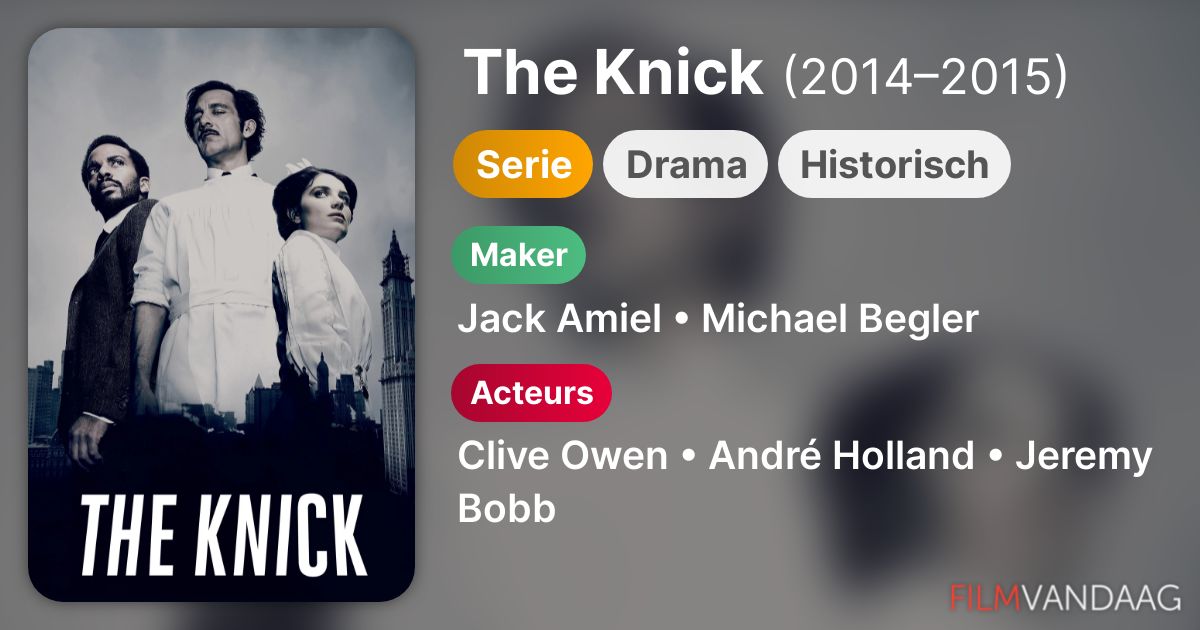The Knick (serie, 2014–2015) - FilmVandaag.nl