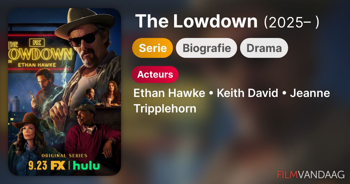 The Lowdown (serie, 2025– ) Nu Online Kijken - FilmVandaag.nl