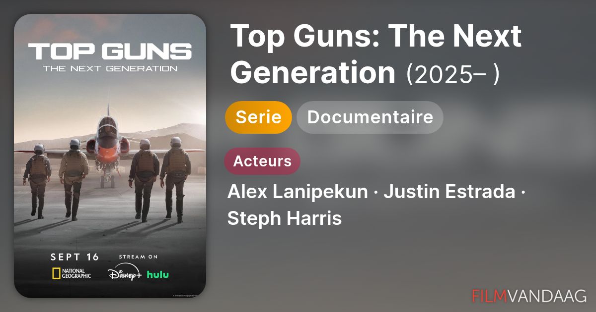 Top Guns: The Next Generation (serie, 2025– ) - FilmVandaag.nl