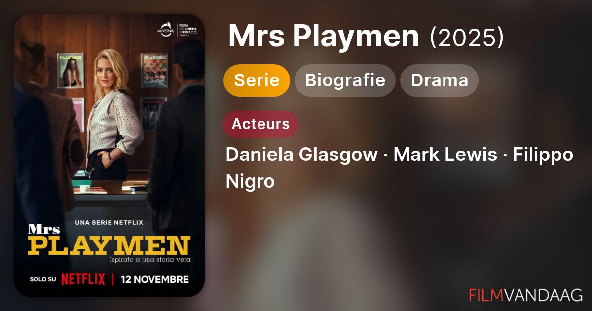 Mrs Playmen (serie, 2025) - FilmVandaag.nl