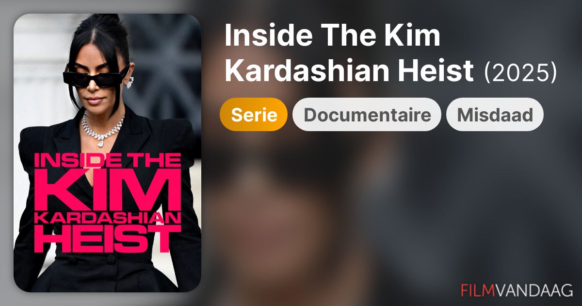 Koop Inside The Kim Kardashian Heist (serie, 2025) op dvd of blu-ray ...