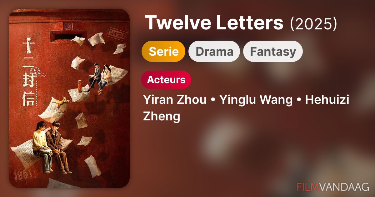 Twelve Letters (serie, 2025) - FilmVandaag.nl