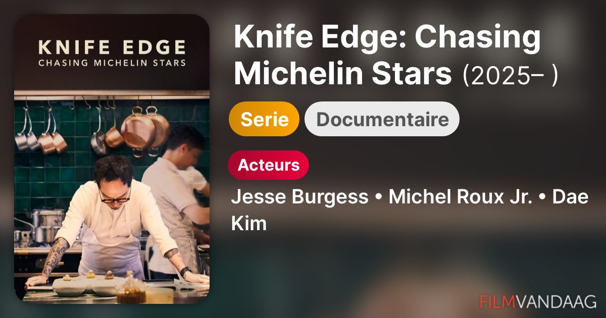 Knife Edge: Chasing Michelin Stars seizoen 2: releasedatum en geruchten ...