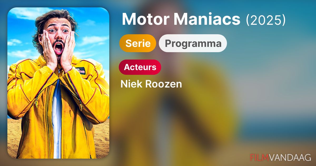 Koop Motor Maniacs (serie, 2025) op dvd of blu-ray - FilmVandaag.nl