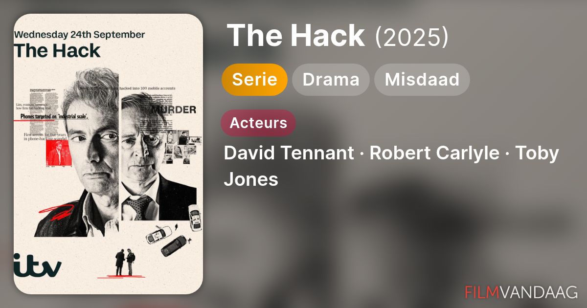 The Hack (serie, 2025) - FilmVandaag.nl