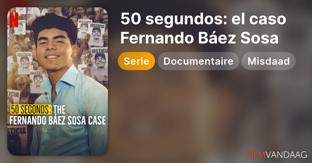 50 segundos: el caso Fernando Báez Sosa (serie, 2025) - FilmVandaag.nl