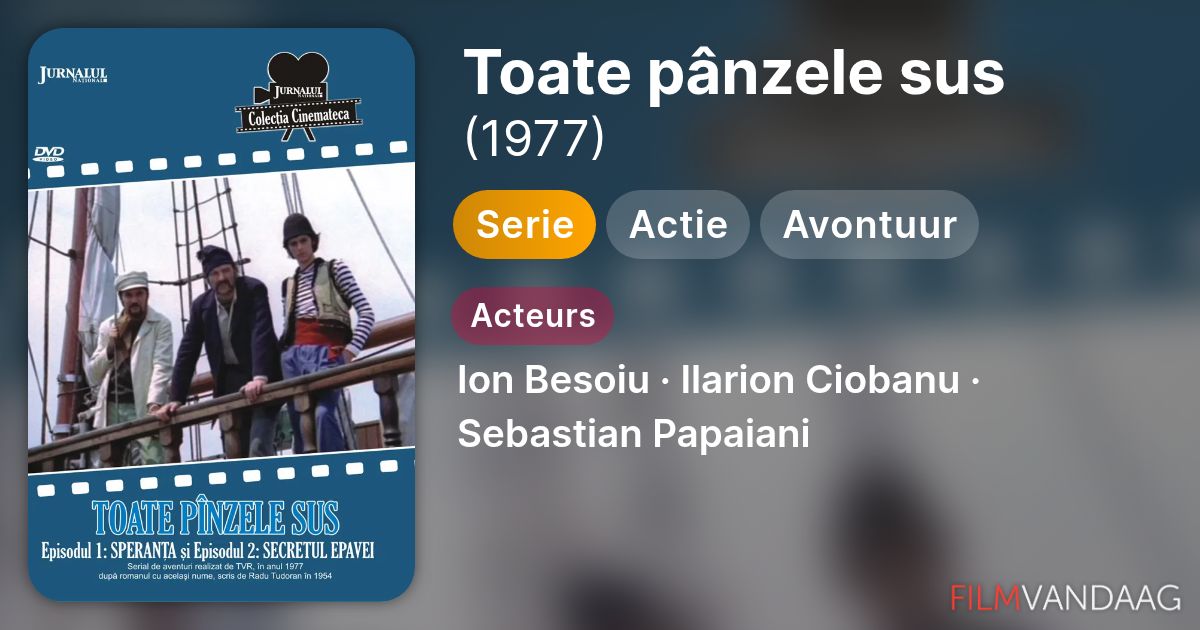 Koop Toate pânzele sus (serie, 1977) op dvd of blu-ray - FilmVandaag.nl