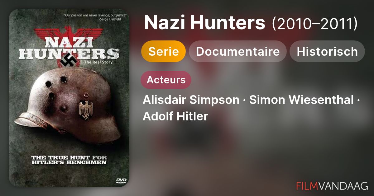 Nazi Hunters (serie, 2010–2011) - FilmVandaag.nl