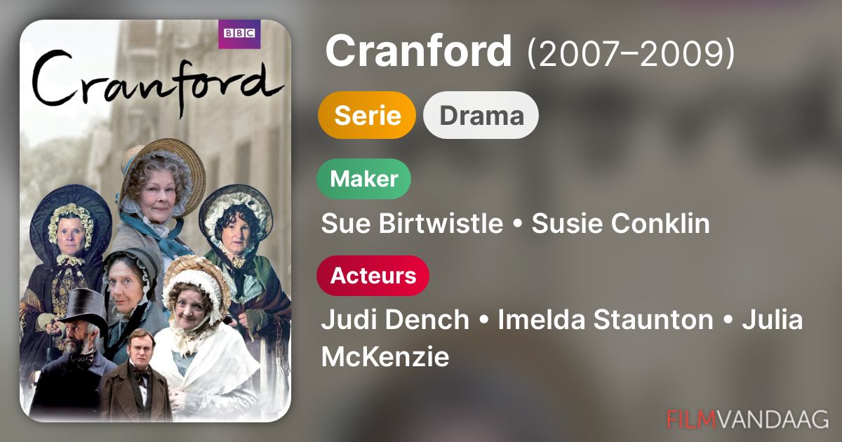 Cranford (serie, 2007–2009) - FilmVandaag.nl