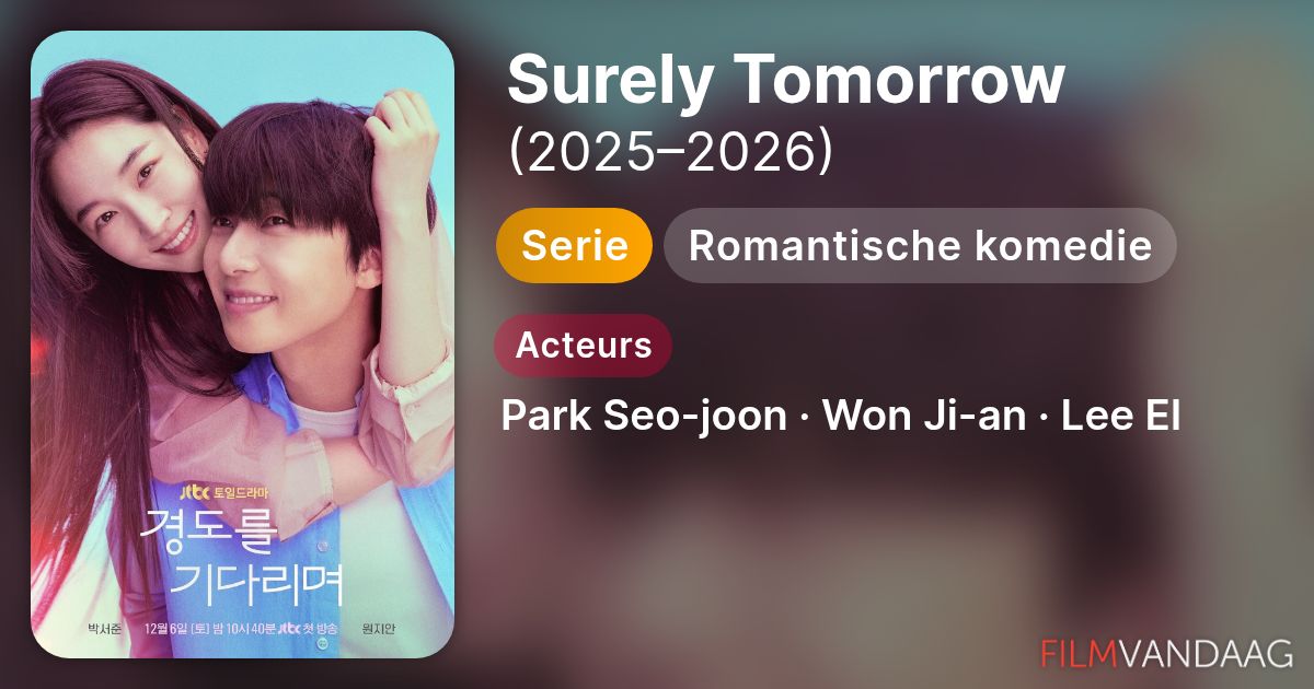 Volledige Cast van Surely Tomorrow (serie, 2025–2026) - FilmVandaag.nl