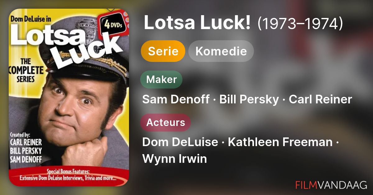 Volledige Cast van Lotsa Luck! (serie, 1973–1974) - FilmVandaag.nl