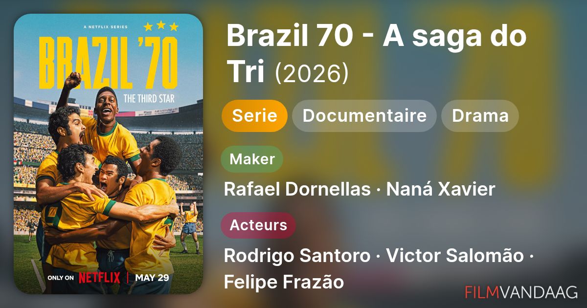 Brazil 70 - A saga do Tri (serie, 2026) - FilmVandaag.nl