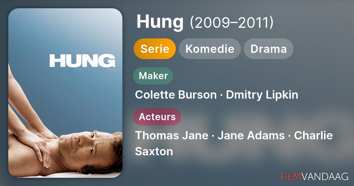 Hung Serie 2009 2011 Filmvandaag Nl
