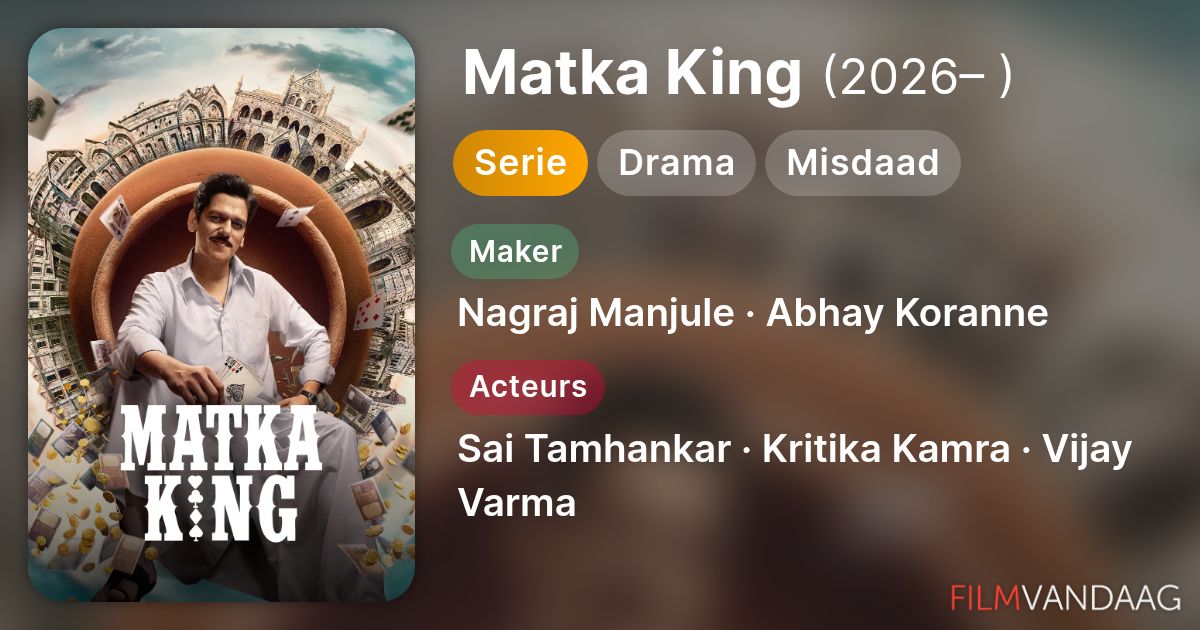 Matka King (serie, 2026– ) - FilmVandaag.nl