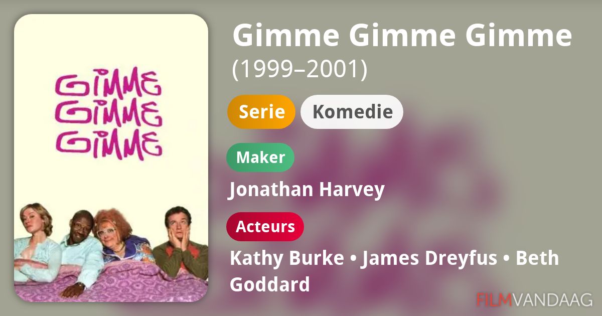 Gimme Gimme Gimme (serie, 1999–2001) - FilmVandaag.nl