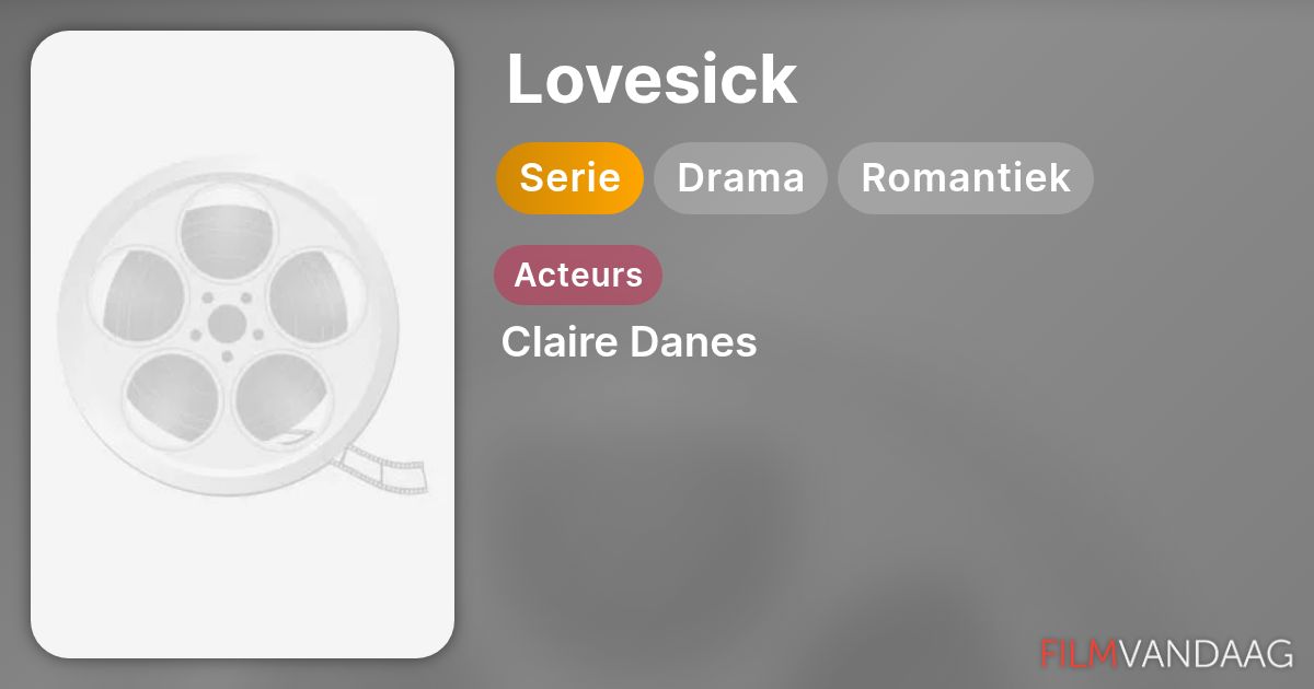 Lovesick (serie) - FilmVandaag.nl