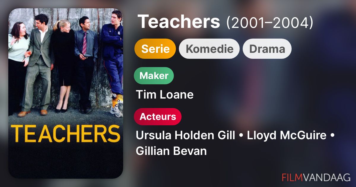 Teachers (serie, 2001–2004) - FilmVandaag.nl