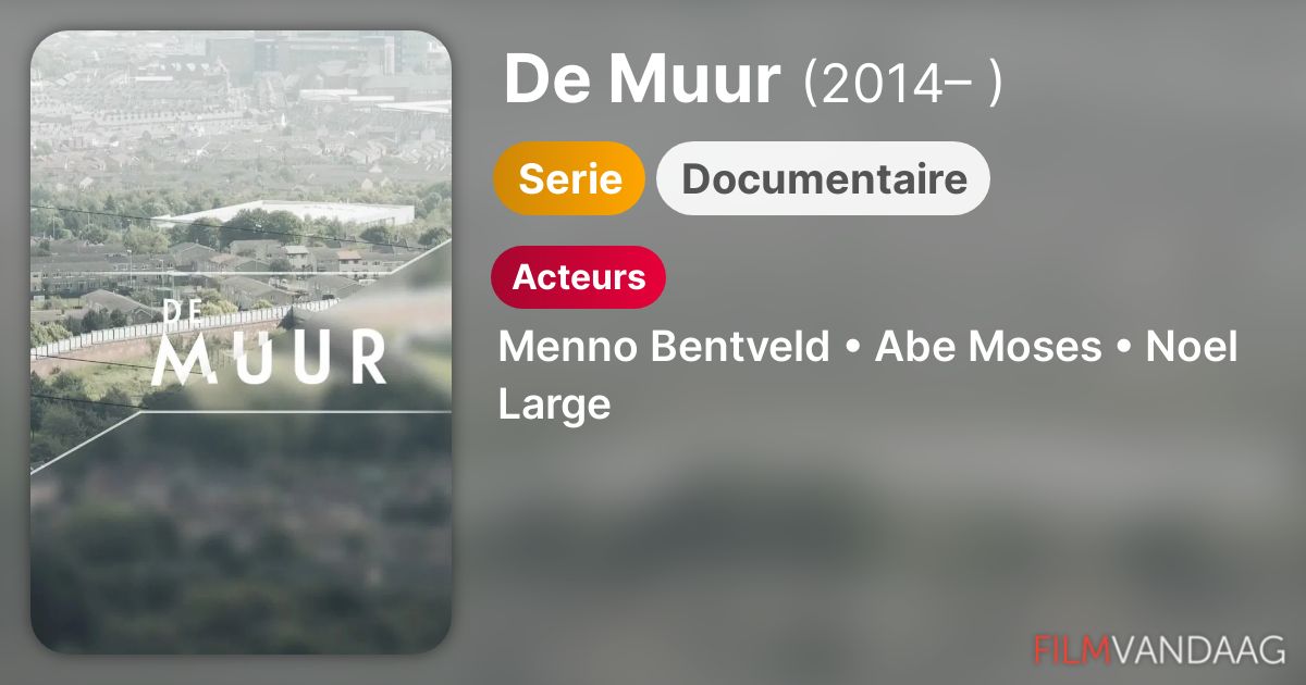 De Muur seizoen 3: releasedatum en geruchten nieuw seizoen - FilmVandaag.nl