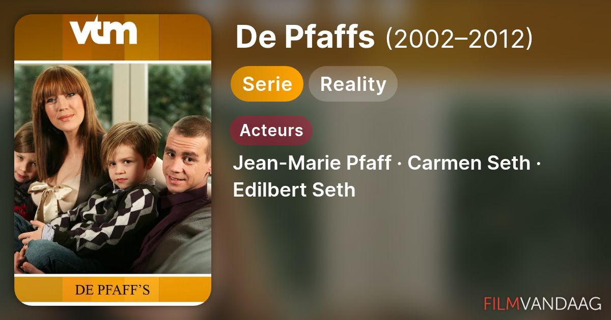 De Pfaffs (serie, 2002–2012) - FilmVandaag.nl