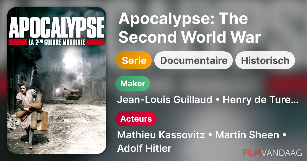 Apocalypse: The Second World War (serie, 2009) - FilmVandaag.nl
