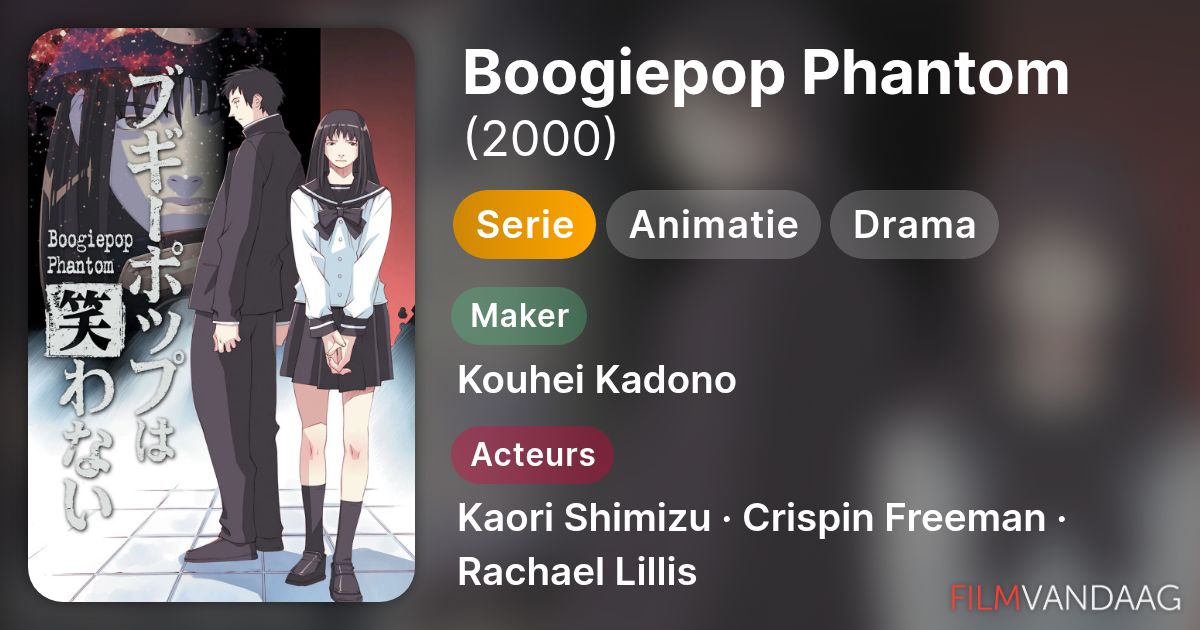 Boogiepop Phantom (serie, 2000) - FilmVandaag.nl