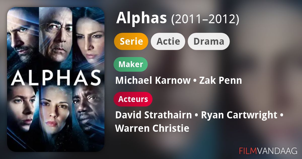 Alphas (serie, 2011–2012) - FilmVandaag.nl