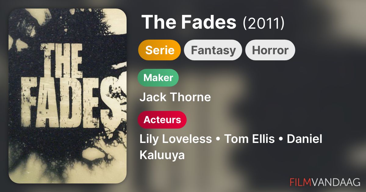 The Fades (serie, 2011) - FilmVandaag.nl