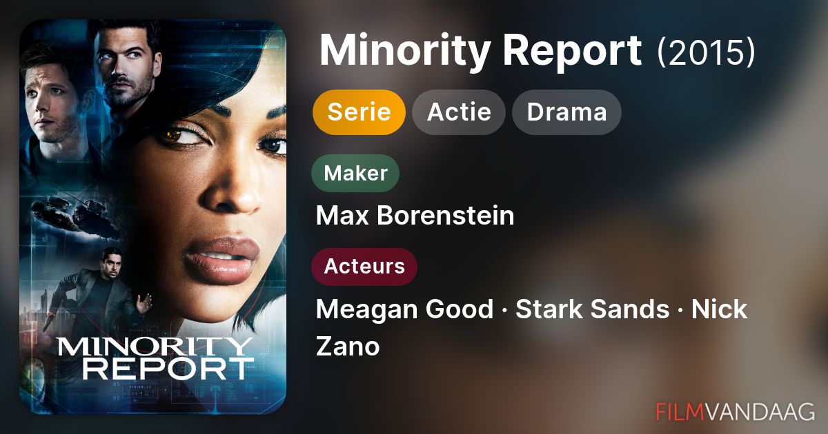 Minority Report (serie, 2015) - FilmVandaag.nl
