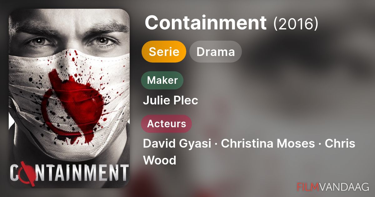 Containment (serie, 2016) - FilmVandaag.nl