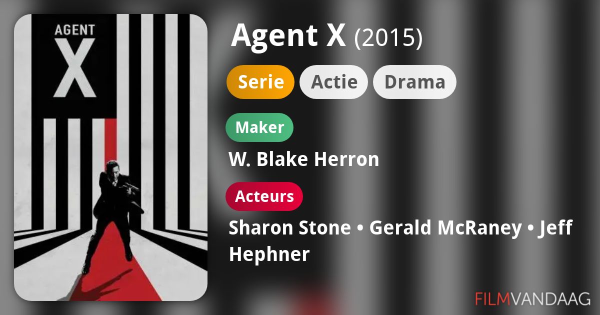 Agent X (serie, 2015) - FilmVandaag.nl