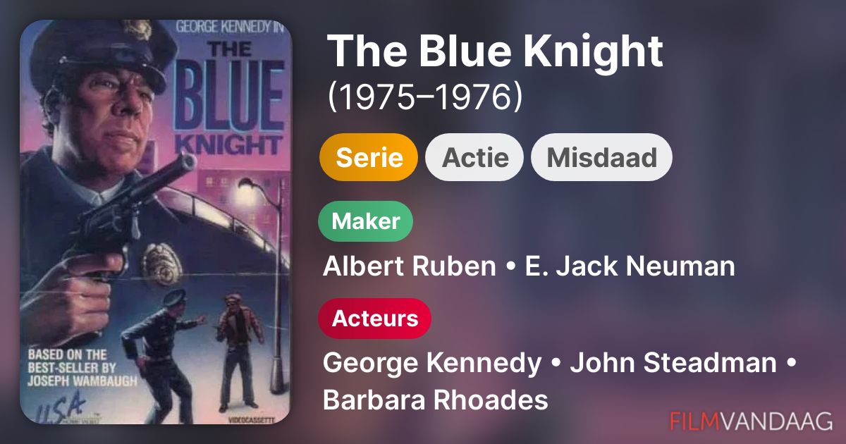 The Blue Knight (serie, 1975–1976) - FilmVandaag.nl