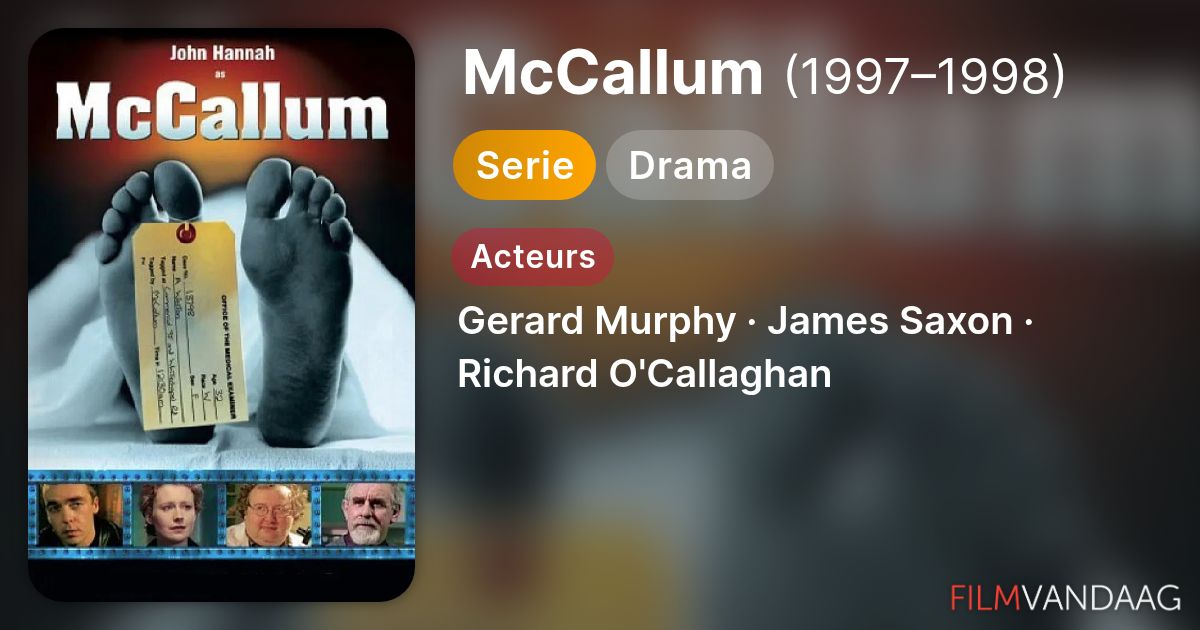 Seizoen 3 McCallum: komt er een nieuw seizoen? - FilmVandaag.nl