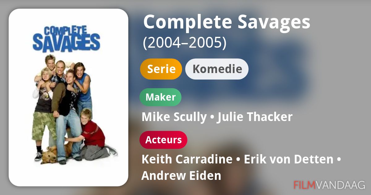 Complete Savages (serie, 2004–2005) - FilmVandaag.nl