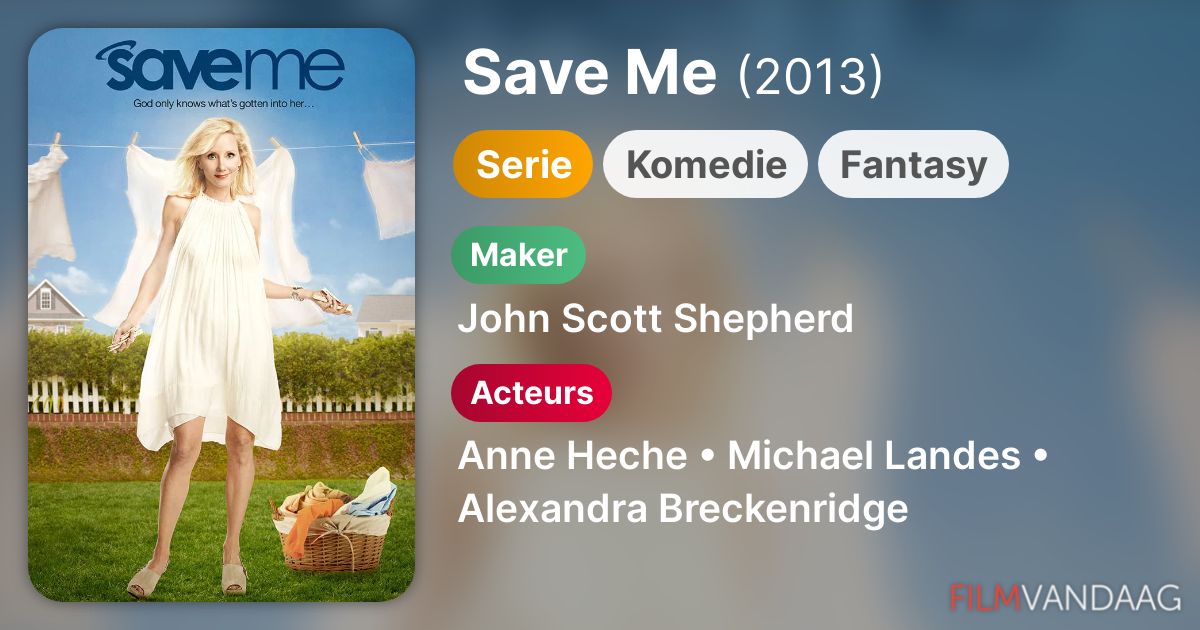 Save Me (serie, 2013) - FilmVandaag.nl