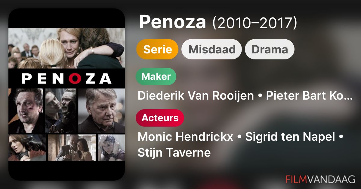 Volledige Cast van Penoza (serie, 2010–2017) - FilmVandaag.nl