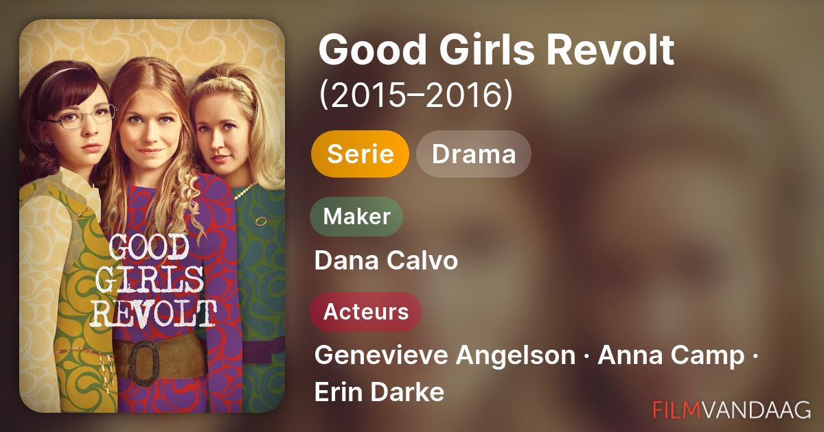 Seizoen 2 Good Girls Revolt: komt er een nieuw seizoen? - FilmVandaag.nl