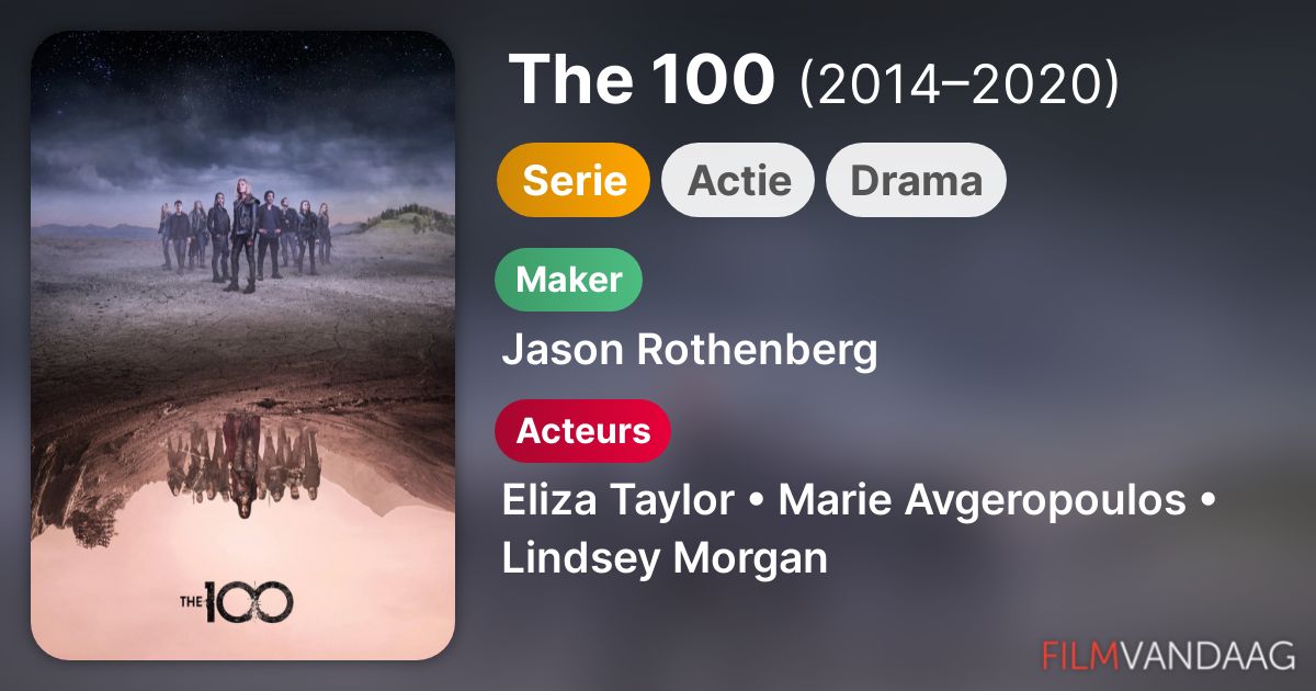 Volledige Cast van The 100 (serie, 2014–2020) - FilmVandaag.nl