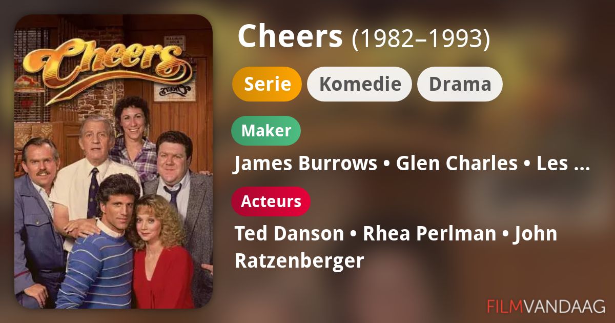 Volledige Cast van Cheers (serie, 1982–1993) - FilmVandaag.nl