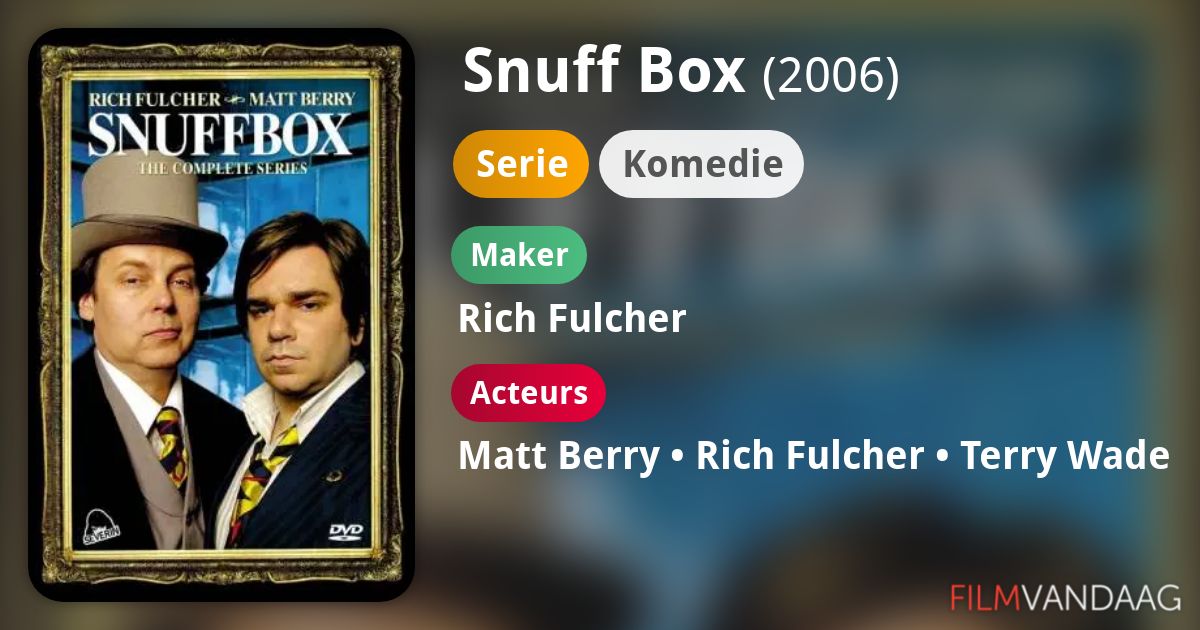 Snuff Box (serie, 2006) - FilmVandaag.nl