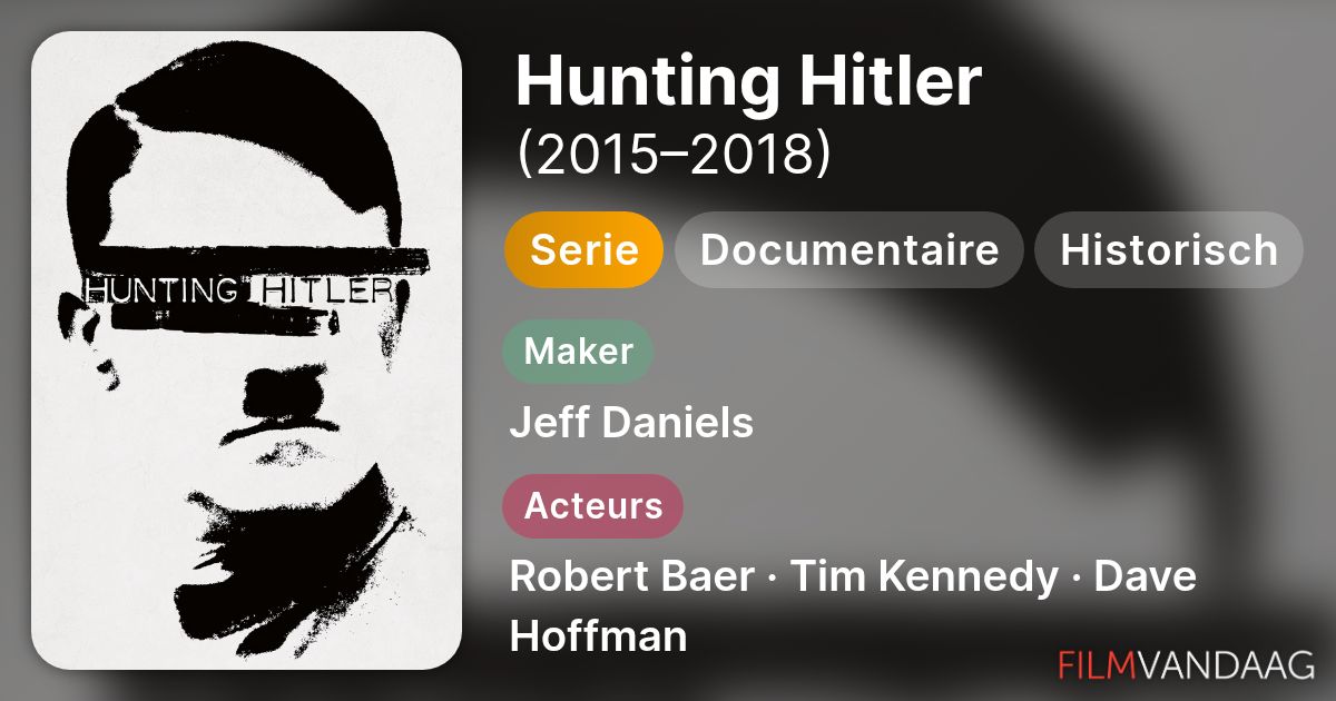 Hunting Hitler (serie, 2015–2018) - FilmVandaag.nl