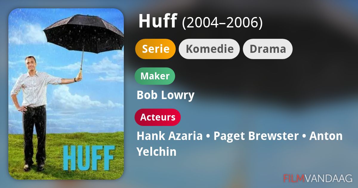 Seizoen 3 Huff: komt er een nieuw seizoen? - FilmVandaag.nl