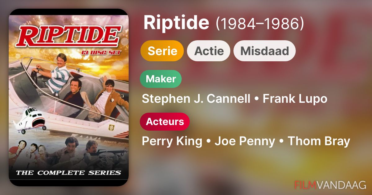 Riptide (serie, 1984–1986) - FilmVandaag.nl