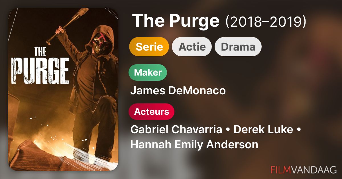 The Purge (serie, 2018–2019) - FilmVandaag.nl