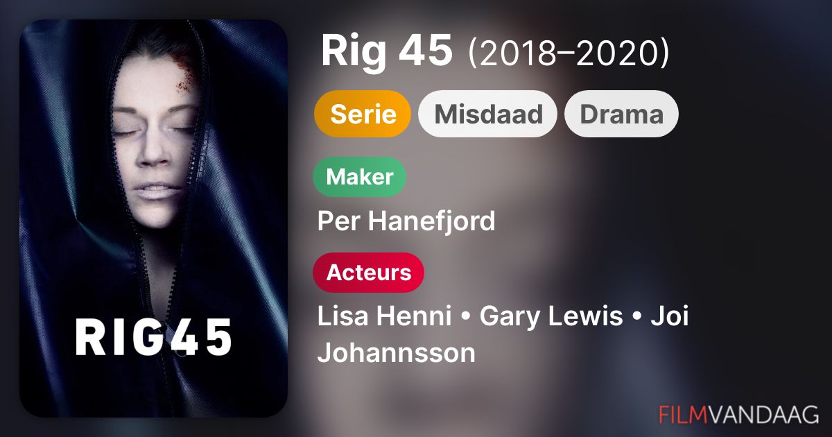 Rig 45 (serie, 2018–2020) - FilmVandaag.nl