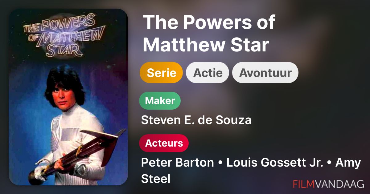 The Powers of Matthew Star (serie, 1982–1983) - FilmVandaag.nl