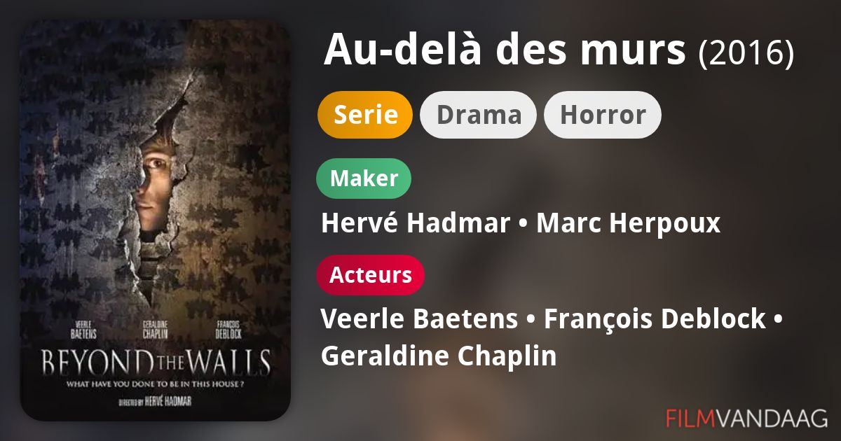 Volledige Cast van Au-delà des murs (serie, 2016) - FilmVandaag.nl