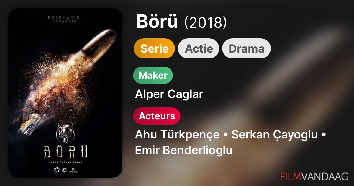 Börü (serie, 2018) - FilmVandaag.nl