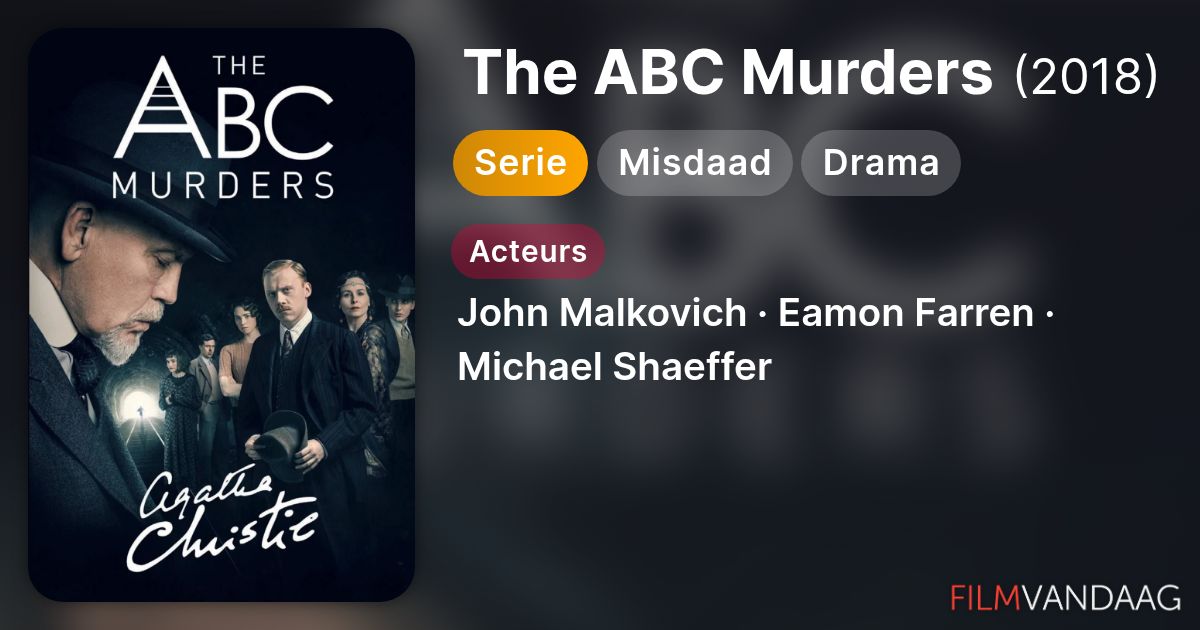 The ABC Murders (serie, 2018) - FilmVandaag.nl